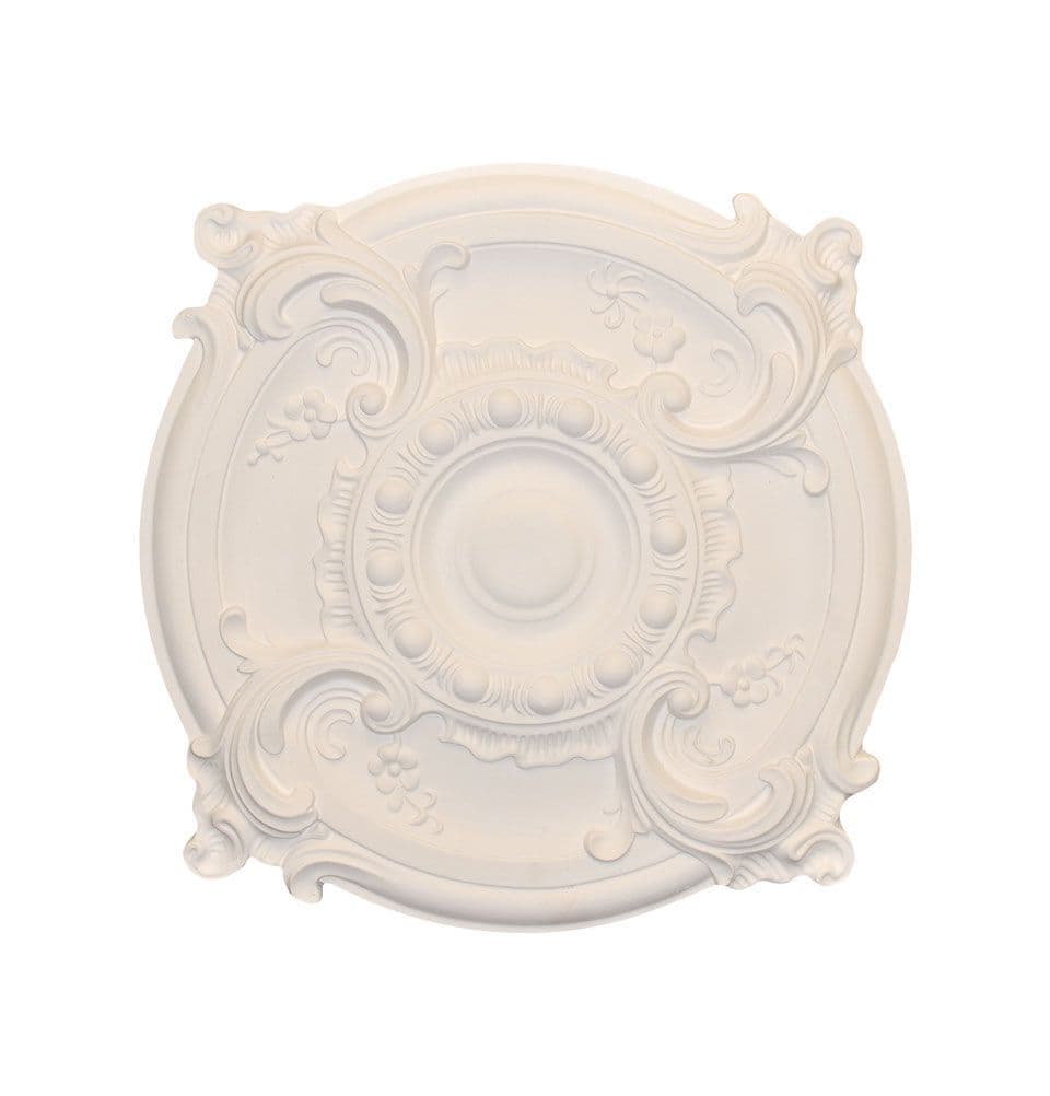 165& Rococo Plaster Ceiling Rose 419mm