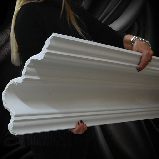 Extra Large Swan Neck Plaster Coving | 200mm x 250mm | Period Style