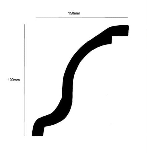 Large Plaster Coving