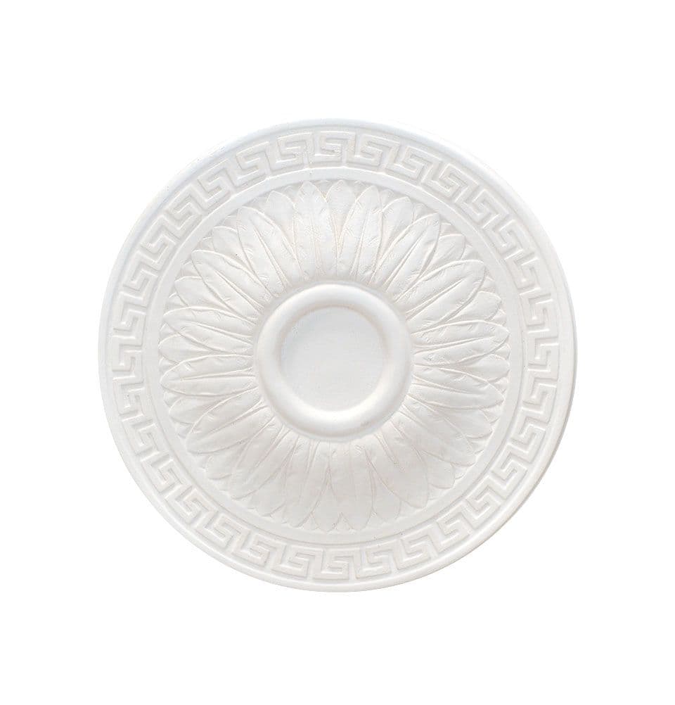 Greek Leaf Plaster Ceiling Rose 460mm