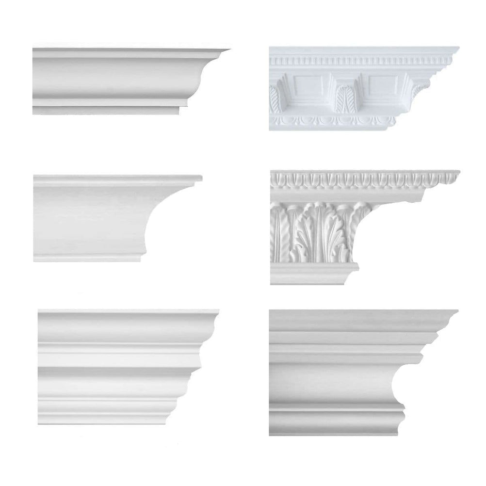 Large Plaster Coving Sample Pack - 6 Large Plaster Coving Samples