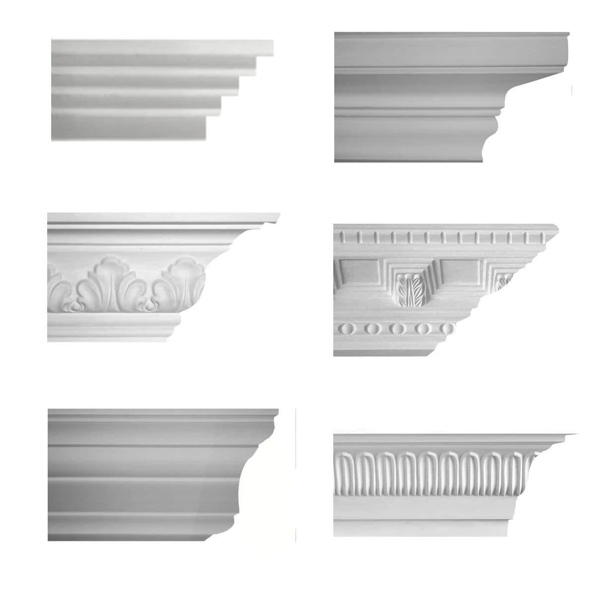 Medium Plaster Coving Sample Pack - 6 Samples Included | Period Style