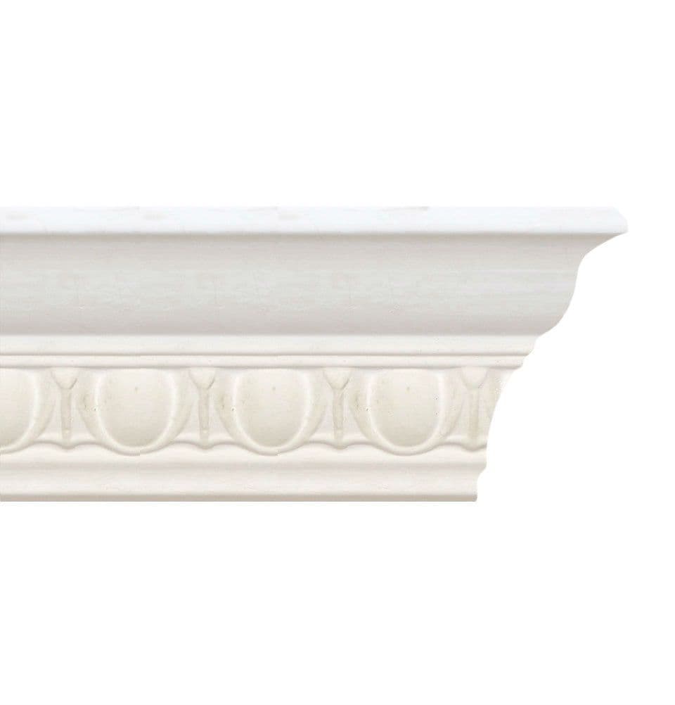 Mini Egg and Dart Plaster Coving 76mm x 60mm