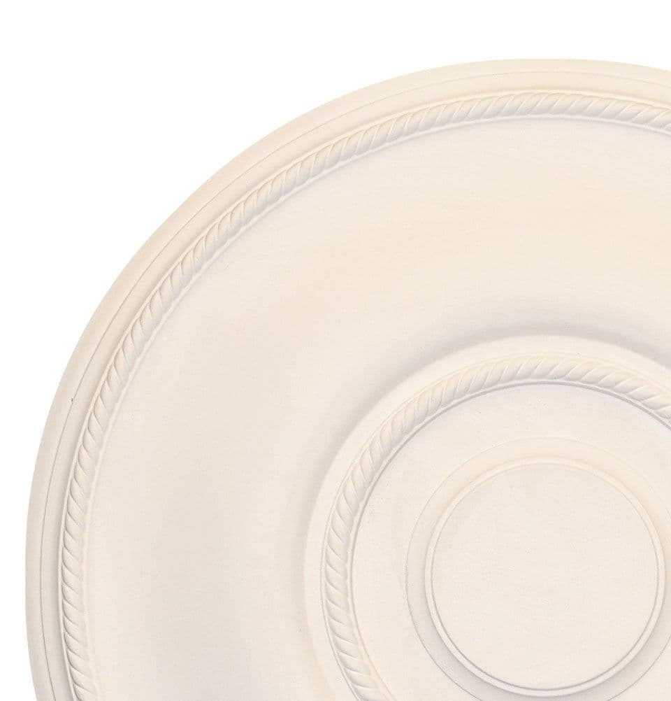Small Barley Twist Plaster Ceiling Rose 380mm