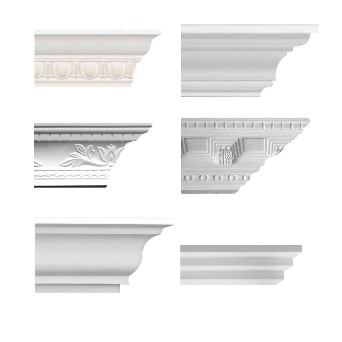 Small Plaster Coving Sample Pack - 6 Samples Included | Period Style